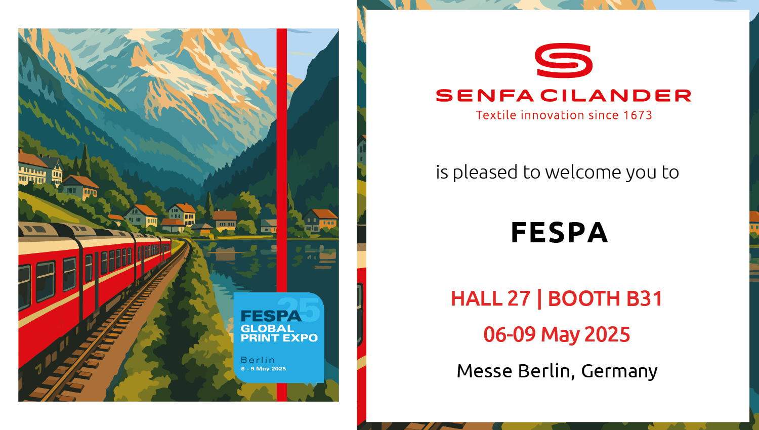 Senfa Cilander Unveils New Identity at FESPA 2025 | Senfa-Ci...